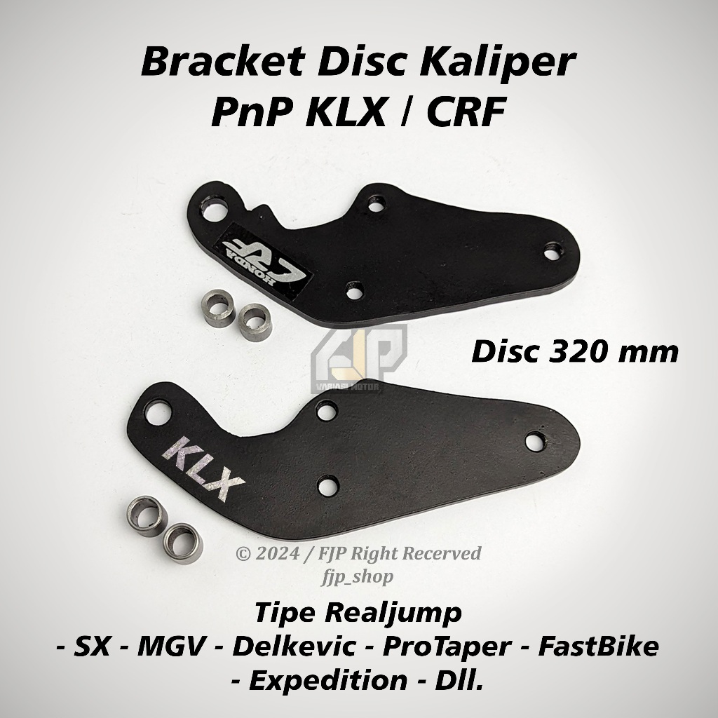 Jual Bracket Disc Kaliper KLX S L G BF Honda CRF 150 Dtracker /Realjump ...
