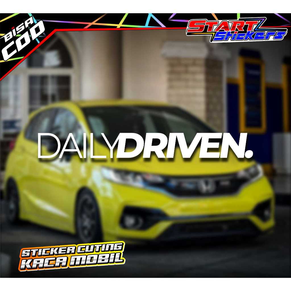Jual STIKER CUTTING KACA MOBIL MODEL DAILY DRIVEN / STICKER VARIASI MOBIL DAILY DRIVEN STYLE ...