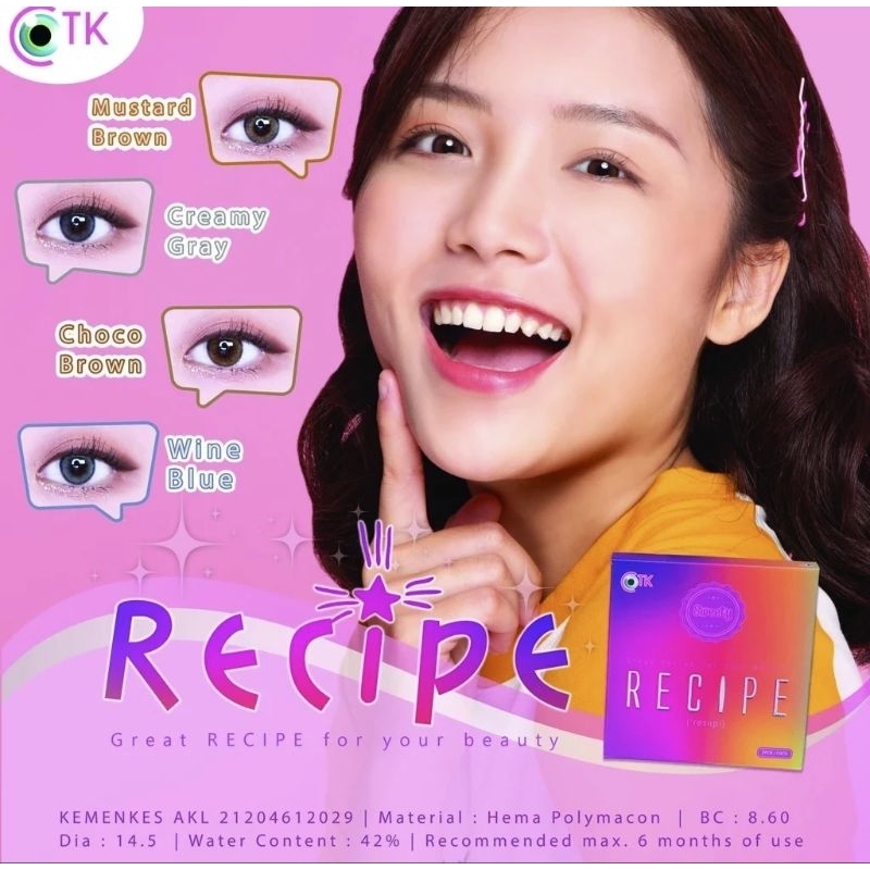 Jual SOFTLENS RECIPE BY CTK SOFLENS (NORMAL) | Shopee Indonesia