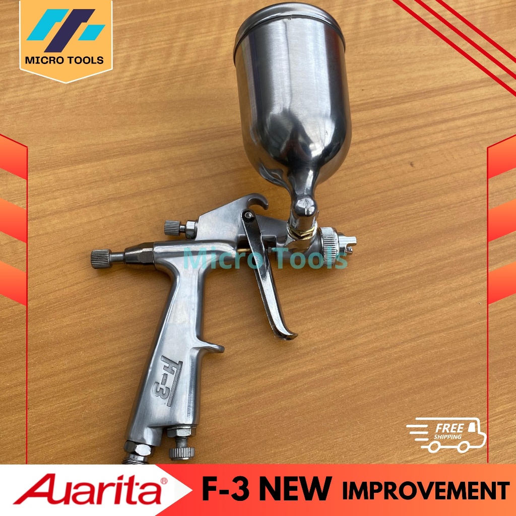 Jual Spray Gun Auarita F3 NEW IMPROVEMENT Original | Shopee Indonesia