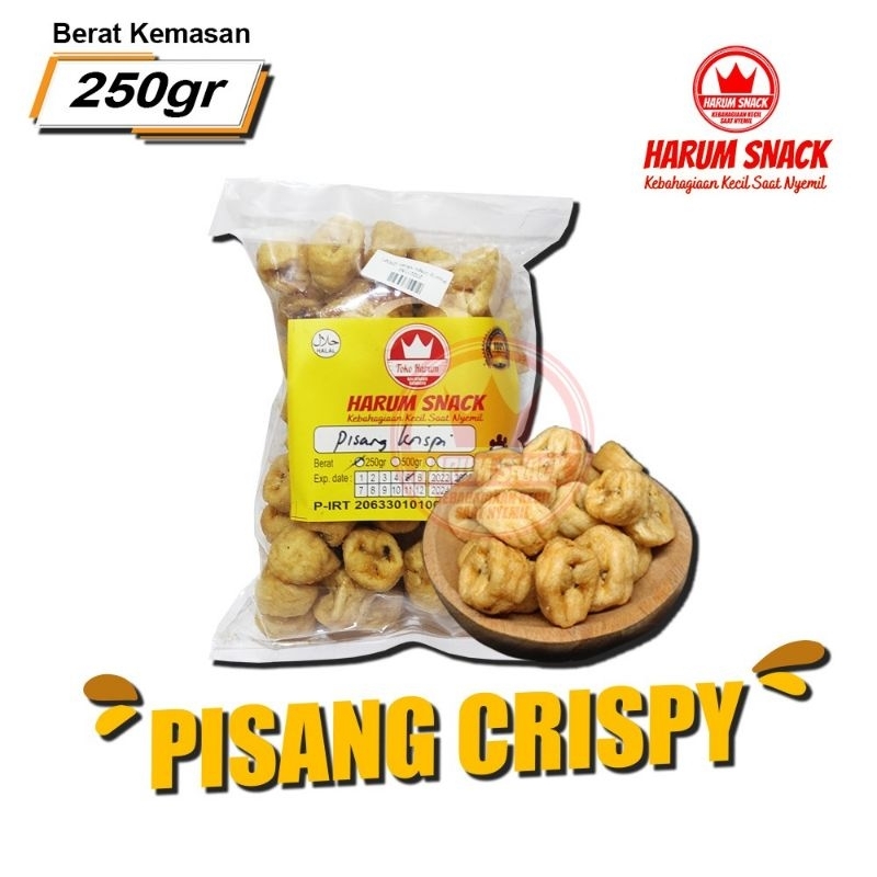 Jual PISANG CRISPY 250Gr [Harum Snack Official] PISANG OVEN | Shopee ...