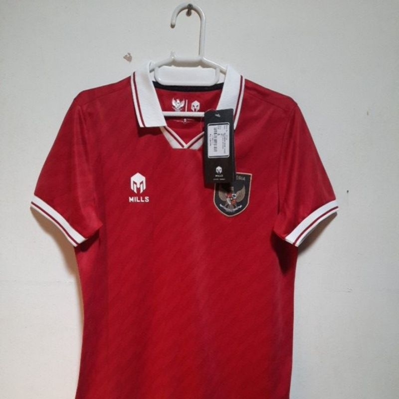 Jual Jersey Mills Timnas Indonesia Home Replica - S | Shopee Indonesia