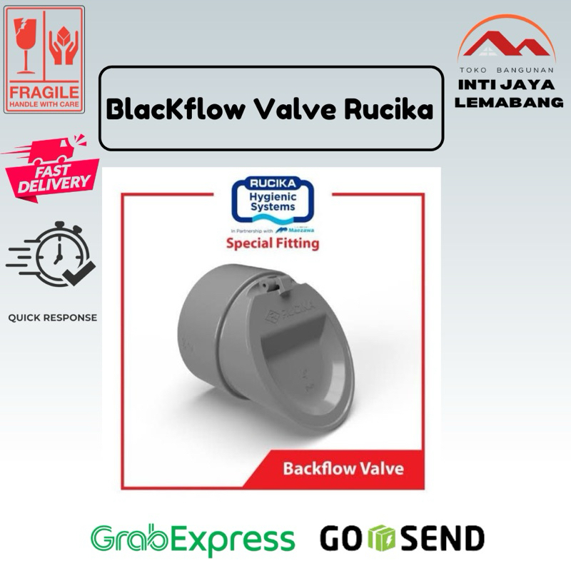 Jual Backflow Valve PVC ( 3”. 4”, 6” ) RUCIKA | Shopee Indonesia