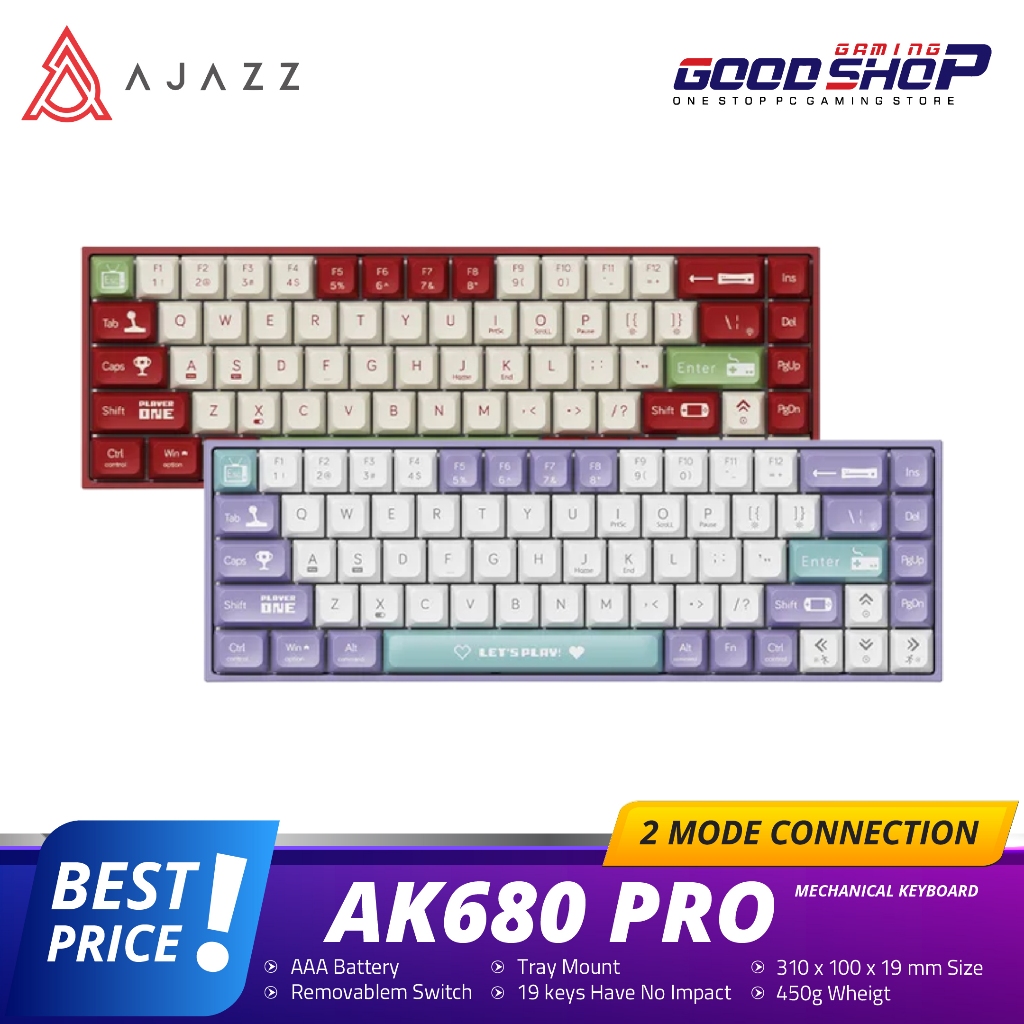 Jual Ajazz AK680 Mechanical Keyboard | Shopee Indonesia