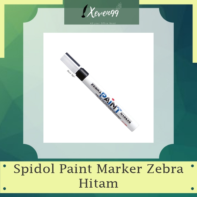 Jual Zebra Paint Marker Hitam (1 pak / 10 pcs) | Shopee Indonesia