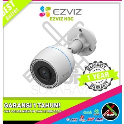 Jual EZVIZ H3C 2MP & 4MP Color Night IP Cam AI Wifi CCTV | Shopee Indonesia