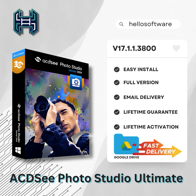 Jual (WIN/MAC) ACDSee Photo Studio Ultimate v17.1.1.3800 Full Version (Versi Terbaru) | Shopee ...