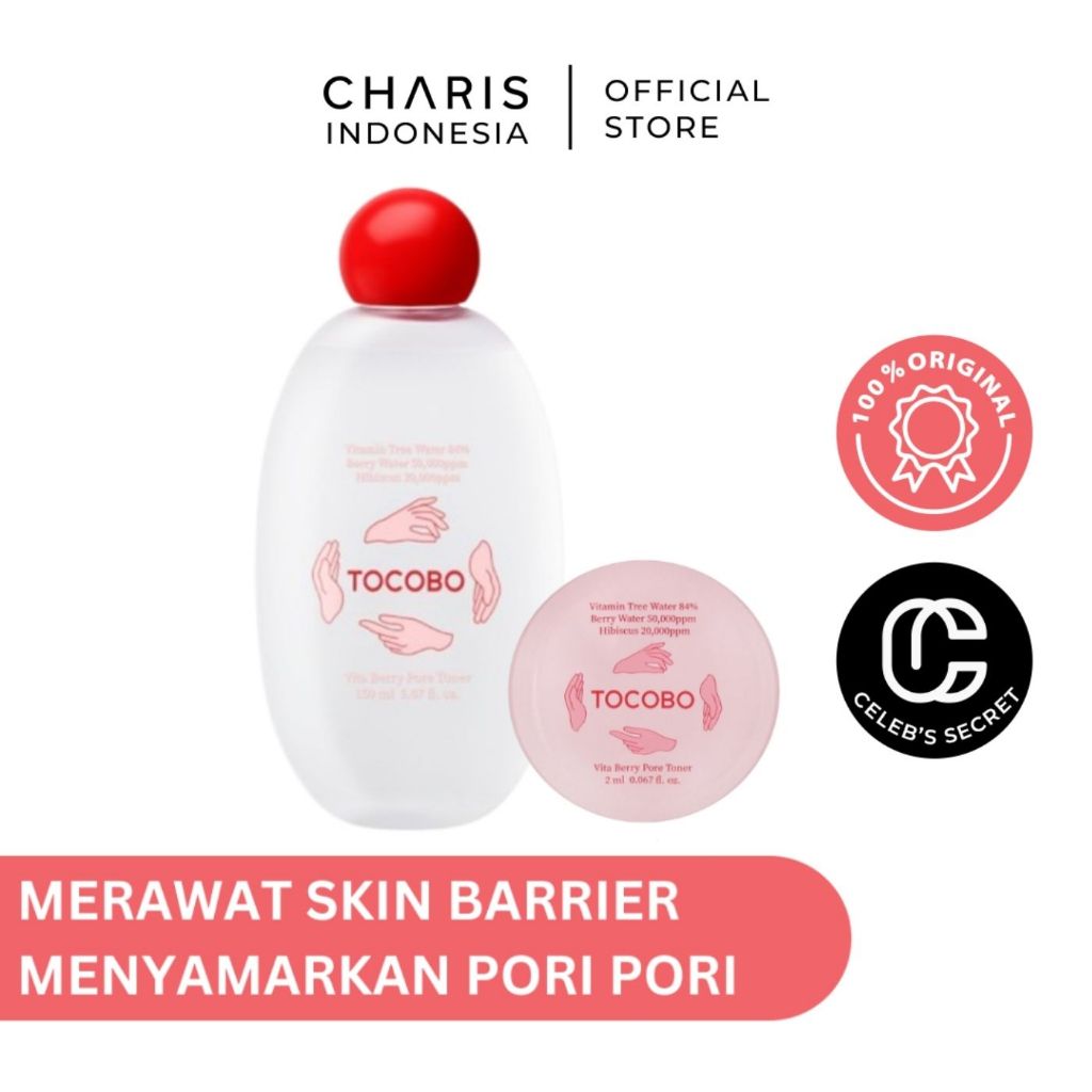 Jual TOCOBO Vita Berry Pore Toner 2ml (Mini Size) | Shopee Indonesia