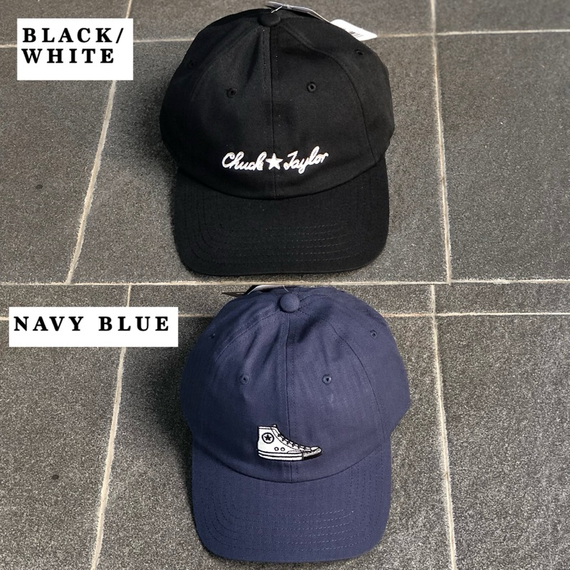 Jual Topi CONVERSE CONS UNISEX CAP FULL BLACK ORIGINAL | Shopee Indonesia