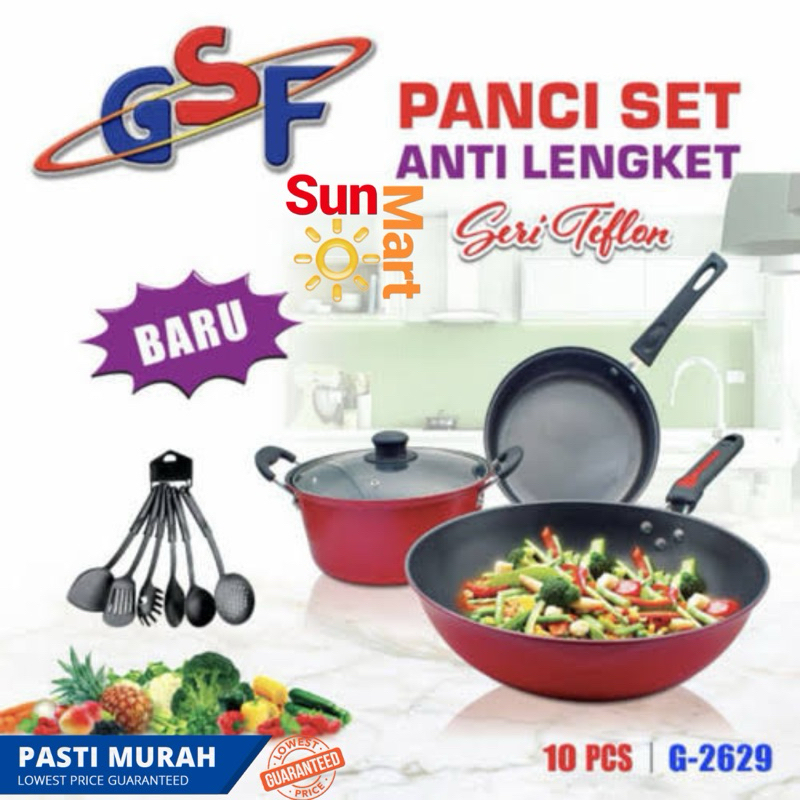 Jual PANCI SET GSF G-2629 / PANCI SET SPATULA GSF 2629 / PANCI SET SERI ...