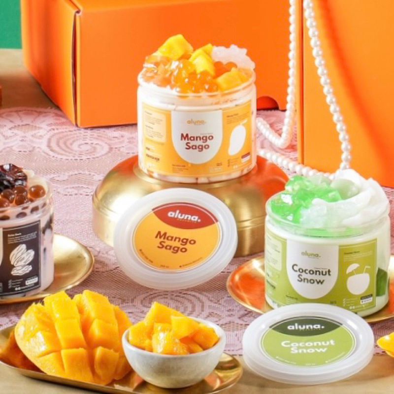 Jual [HALAL] Mango Sago / Strawberry Sago / Lychee Sago / (Pandan ...