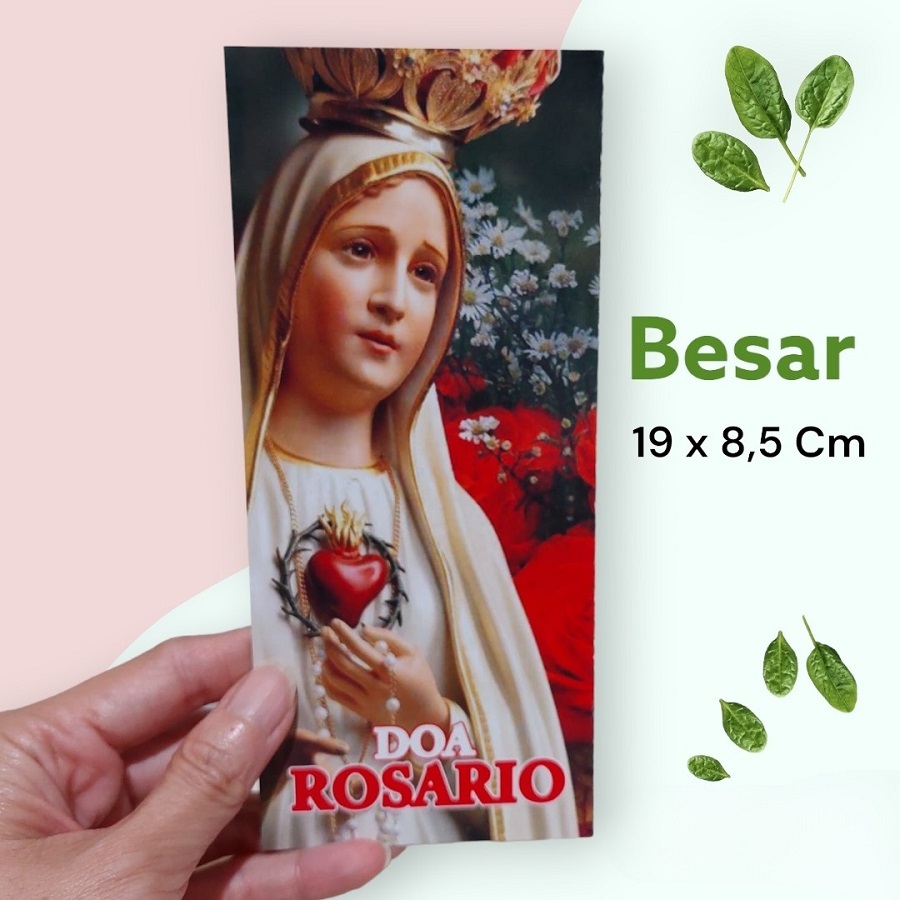 Jual Lembar Doa Katolik Novena 3 Salam Maria Traktat Lembaran Kaplet Buku Kartu Selebaran ...