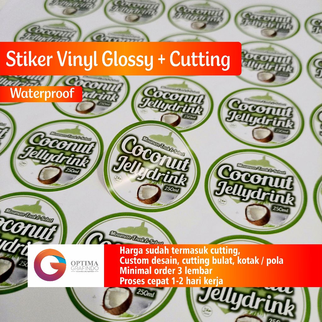 Jual Cetak Stiker Print+Cutting Stiker Chromo / Vynil / Transparan ...