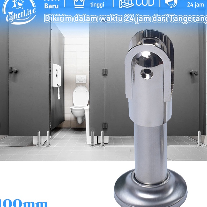 Jual KODE 77 1cm Phenolic Cubicle Toilet Leg Stainless Kaki Partisi Wc ...