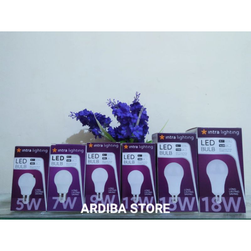 Jual INTRA LIGHTING/INTREK LED Bulb bulat 5W/7W/9W/12W/15W/18W | Shopee ...