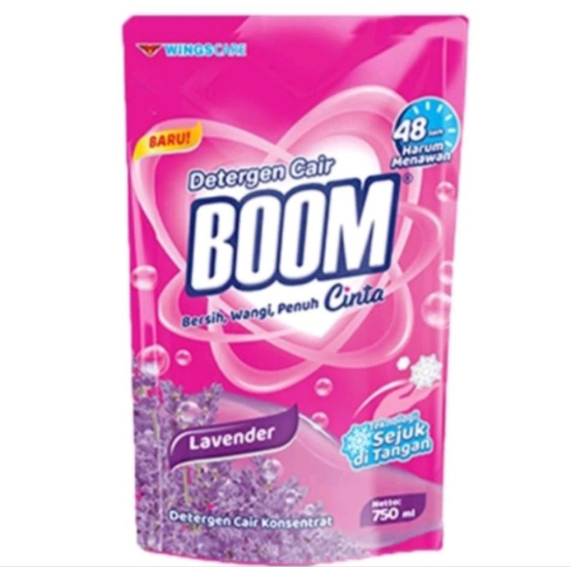 Jual Boom Deterjen Cair Lavender 750ml | Shopee Indonesia