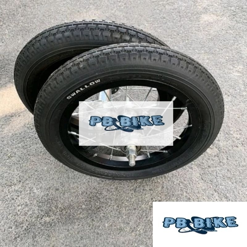 Jual Velg Rims Wheelset Sepeda Pushbike Balance 12 Siap Pakai Depan ...