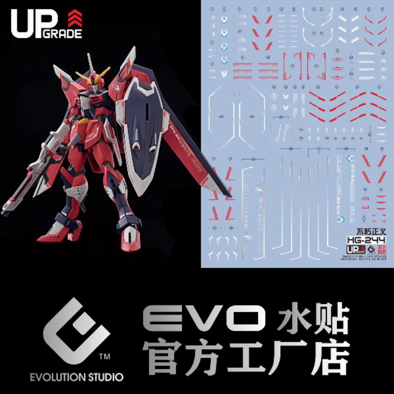 Jual HG 1/144 IMMORTAL JUSTICE GUNDAM WATER DECAL EVOLUTION MONSTER ...