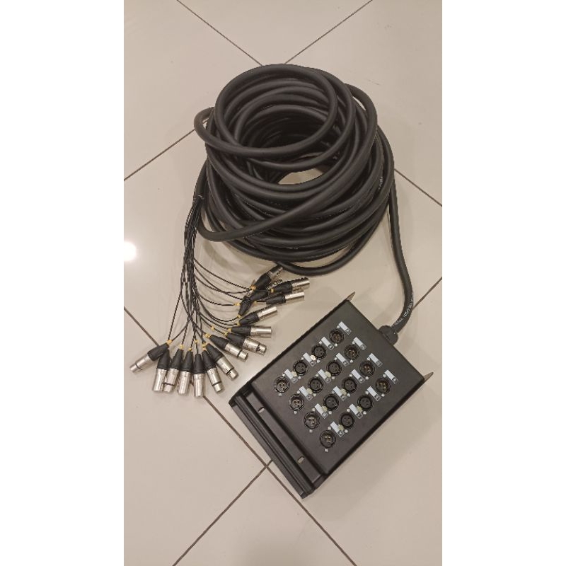 Jual Kabel Snake 16 Channel 12 input 4 Output Original 30 Meter ...