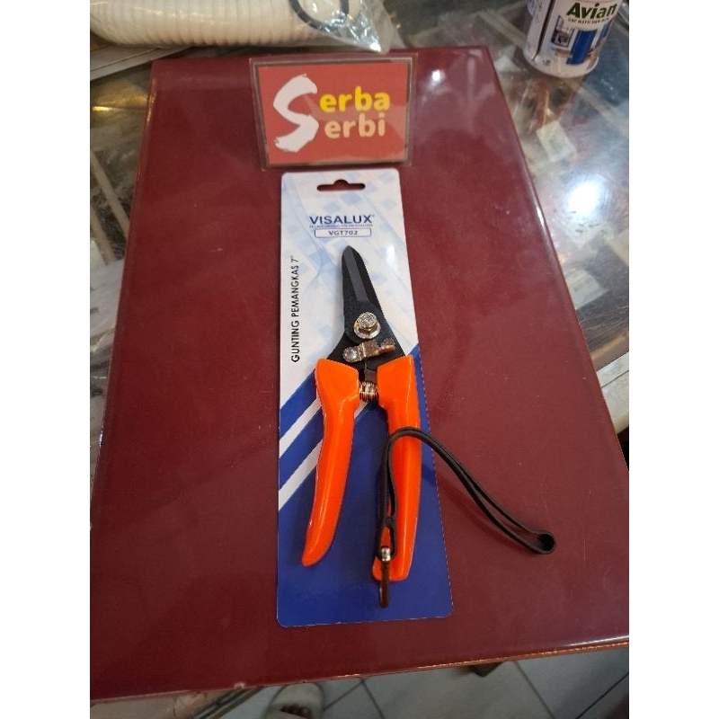 Jual (VGT702 VISALUX GUNTING) Gunting 7" pemotong serbaguna | Shopee ...