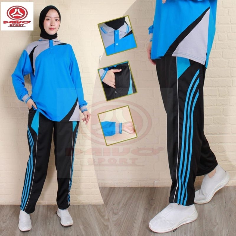 Jual Baju Olahraga Setelan Training Wanita Dan Pria / Seragam Senam ...