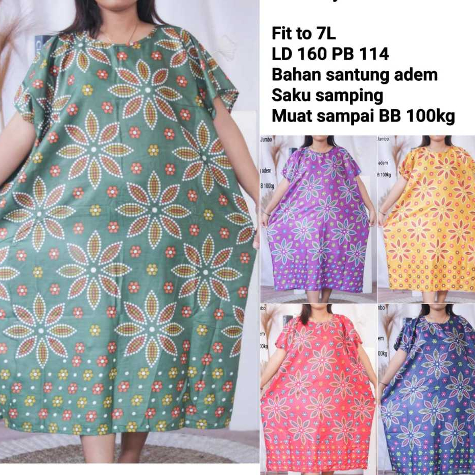 Jual Baju Daster Jumbo Lengan Pendek ld 150 - 160 / Baju Tidur Wanita ... Jual Baju Daster Jumbo Lengan Pendek ld 150 - 160 / Baju Tidur Wanita ...