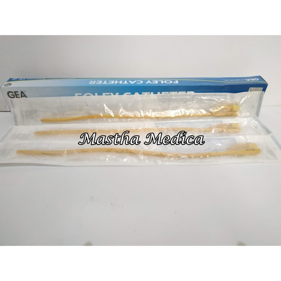 Jual Selang Kencing Foley kateter Latex Gea Two Way Foley Catheter Box ...