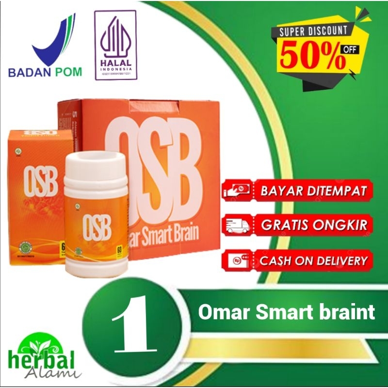 Jual OSB VITAMIN OTAK ANAK DAN DEWASA OMART SMART BRAIN 100 % ASLI ...