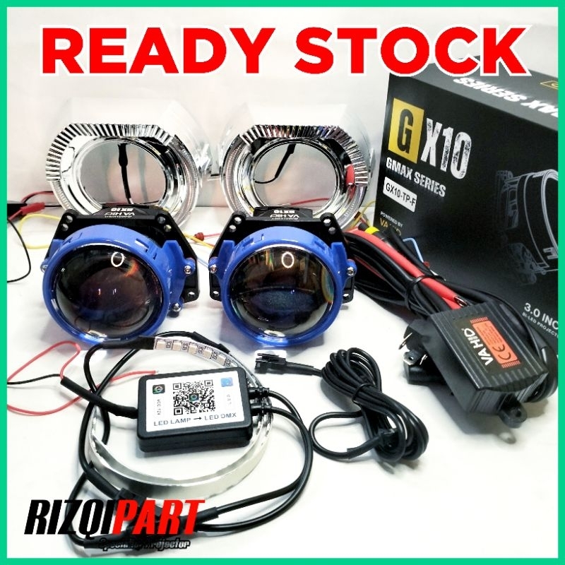 Jual Vahid biled e10 / GX10 Gmax series paket komplit | led projector 3 ...