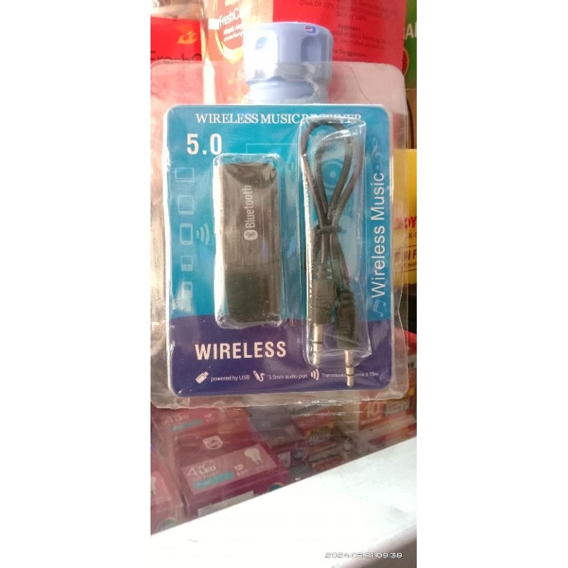 Jual resiver bluetooth alat penyambung aux jadi bluetooth | Shopee ...