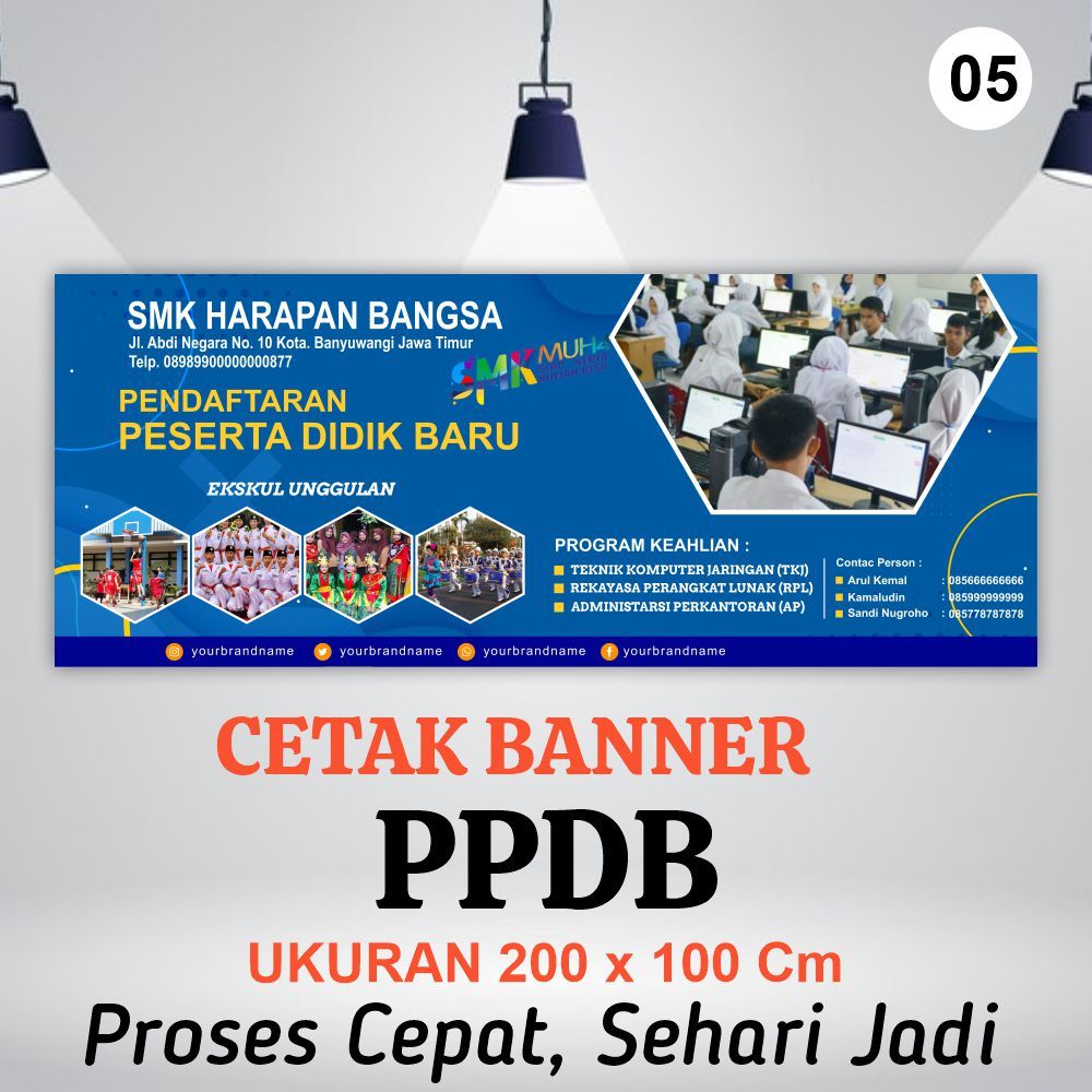 Jual CETAK Banner / Spanduk PPDB SMK | Shopee Indonesia