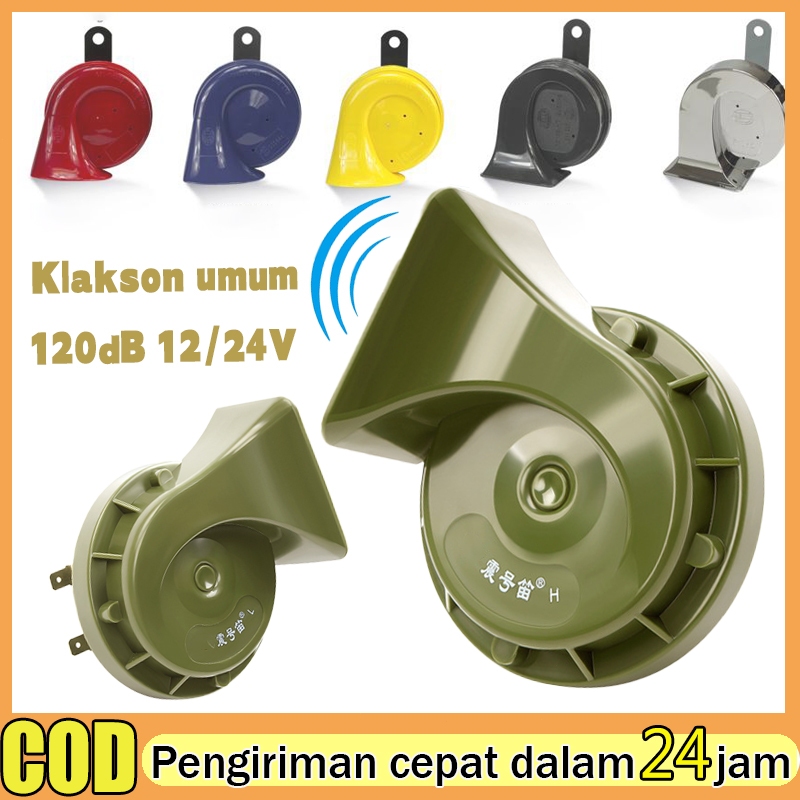 Jual Paket klakson mobil modifikasi 12/24V, Anti Air, Klakson Keong ...