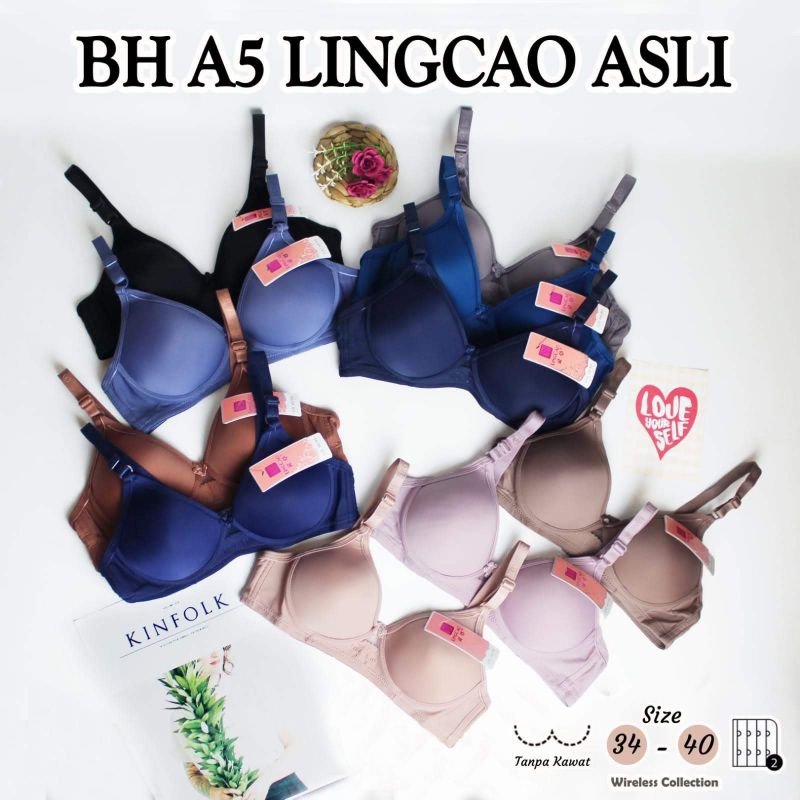Jual Bra Bh Busa Cup Kecil Lingcao A5 ASLI / Bh Remaja Dewasa Pakai ...
