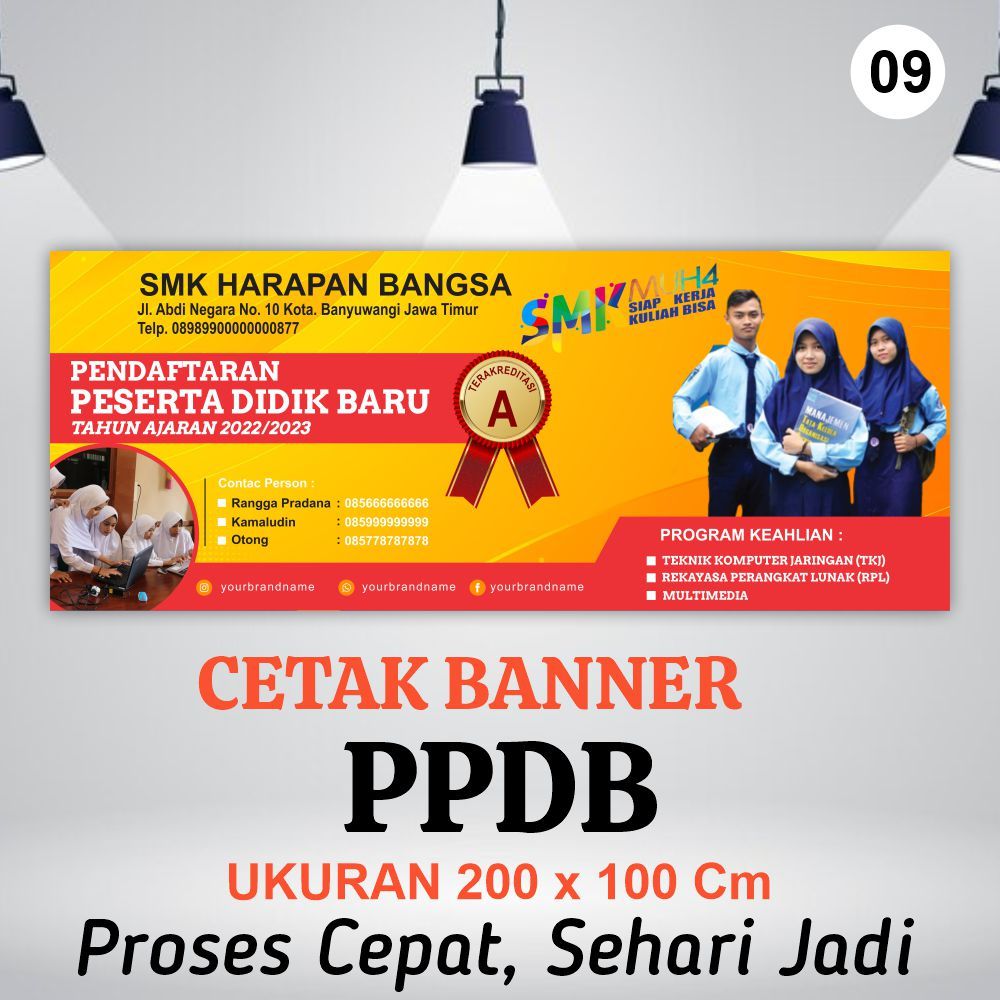 Jual CETAK Banner / Spanduk PPDB Desain SIap Tinggal Pilih | Shopee ...