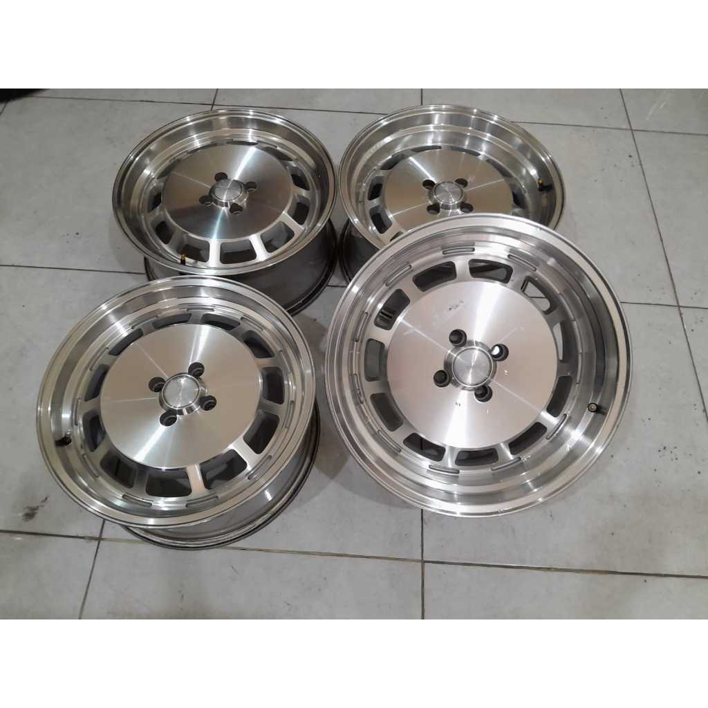 Jual velg racing hsr celong ring 17 lebar 75/85 pcd 4x100-4x114,3 vios jazz swift brio mobilio ...