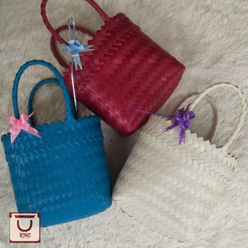 Jual Tas Anyam Hampers CEKLY SUPER GEMES/ Hampers Mini/ Tas Anyam/ Tas ...