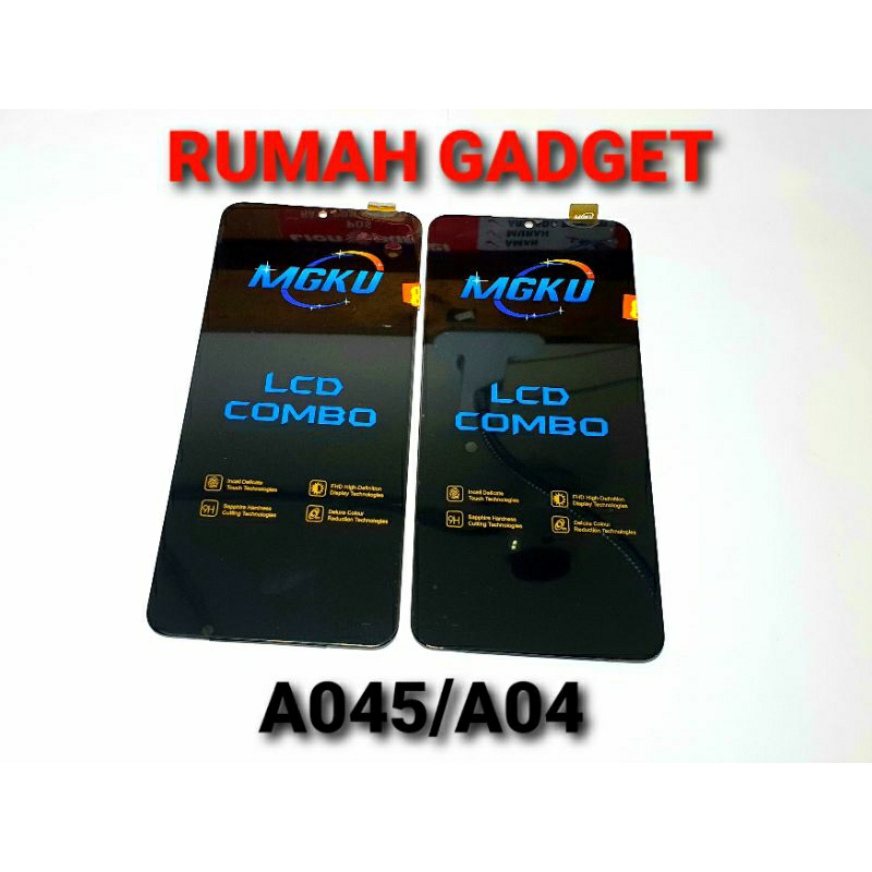 Jual LCD SAM A04/A045/A045F/M04 BLACK FULLSET TOUCHSCREEN INCELL/SUPER ...