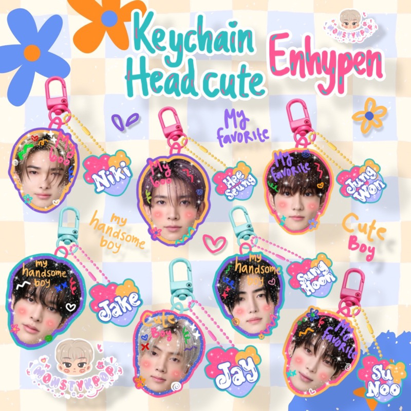 Jual KEYCHAIN HEAD CUTE ENHYPEN | Shopee Indonesia