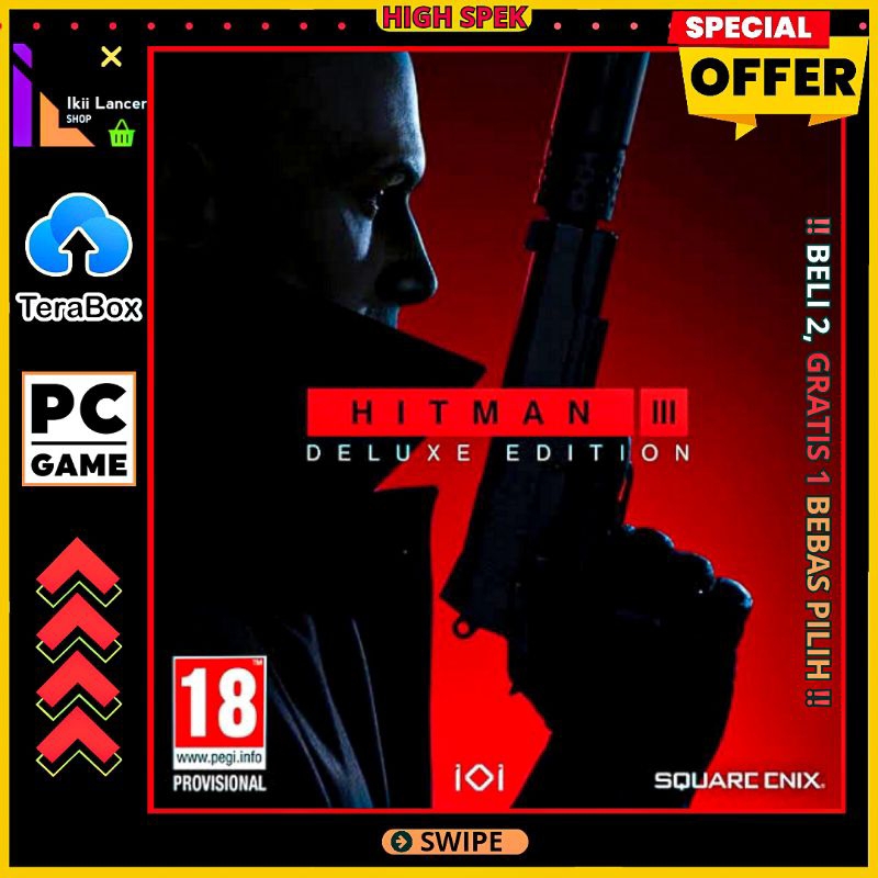 Jual Hitman 3 Deluxe Edition - PC LAPTOP GAMES - CARA INSTALL MUDAH ...