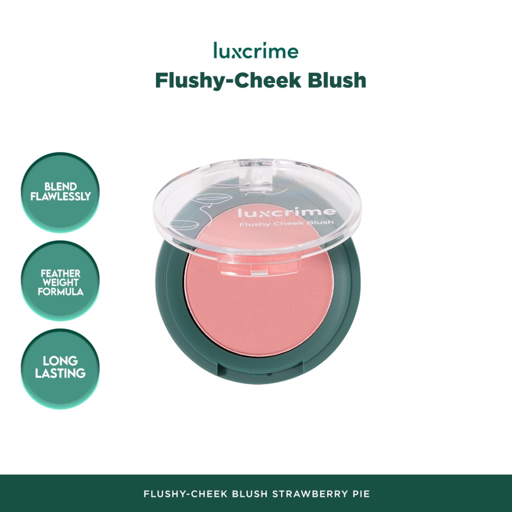 Jual Luxcrime Flushy-Cheek Blush | Shopee Indonesia