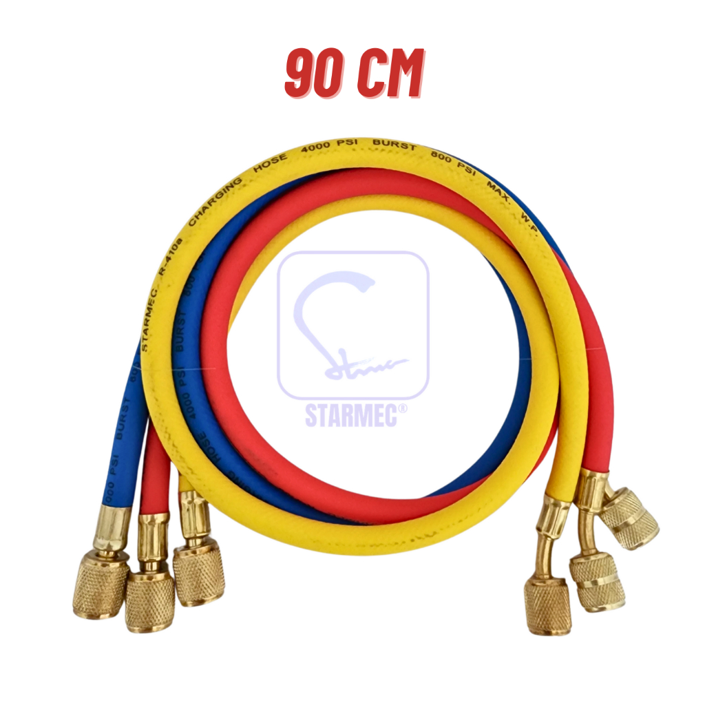Jual Selang Manifold R32 R410a R22 AC 90cm Set Starmec | Shopee Indonesia