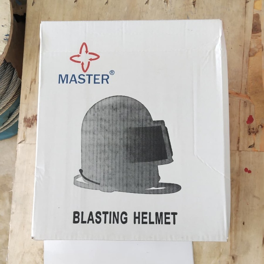 Jual Blasting Helmet / Helm Blasting MASTER Lengkap dengan Baju ...