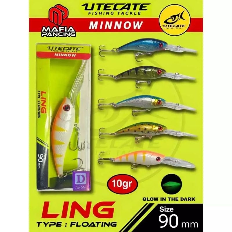 Jual Umpan Minnow UTECATE DIGIEE 4 Gram, LING 10 Gram, VAL 5 Gram, Glow ...
