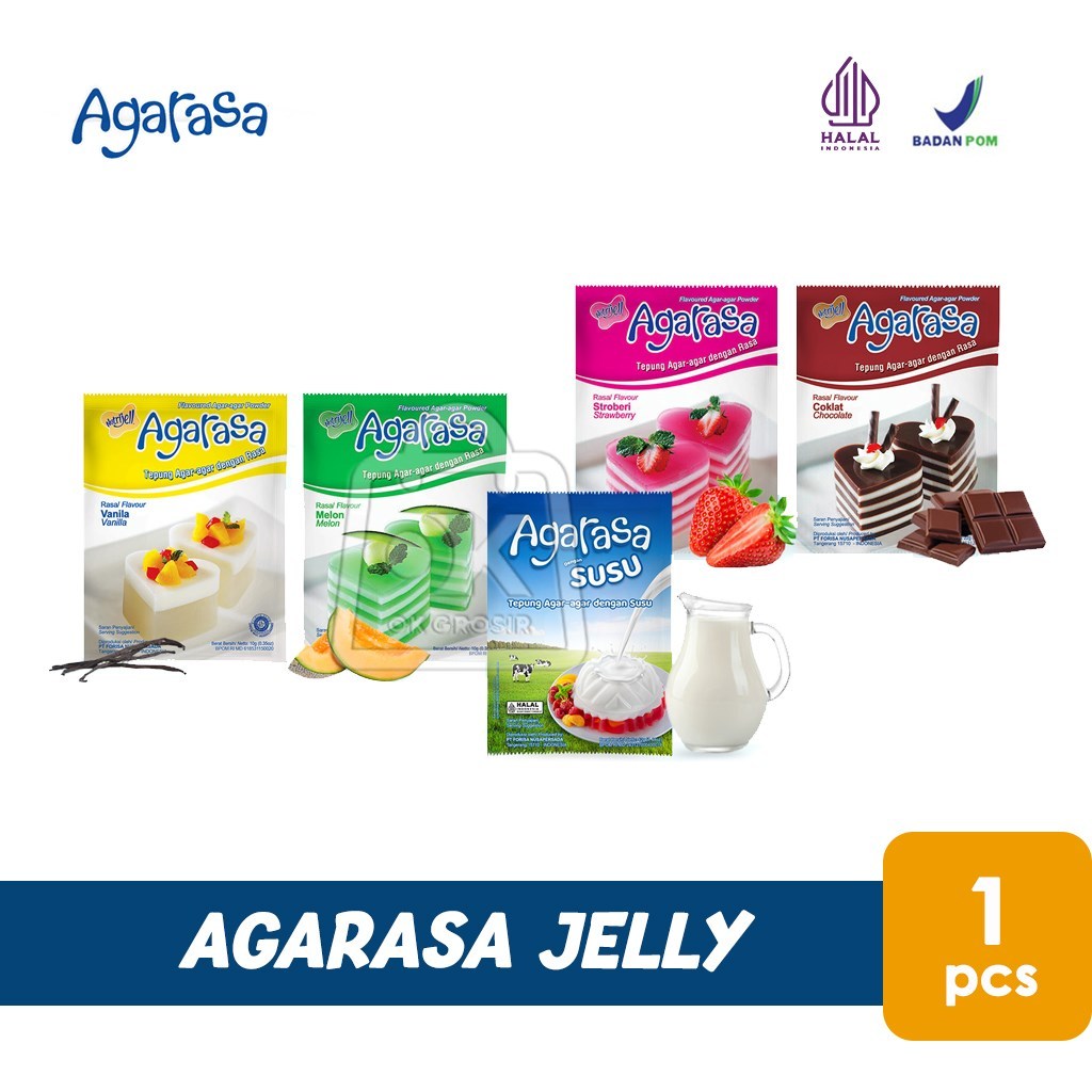 Jual Agarasa Sachet Jelly Agar Agar (1 pcs) | Shopee Indonesia