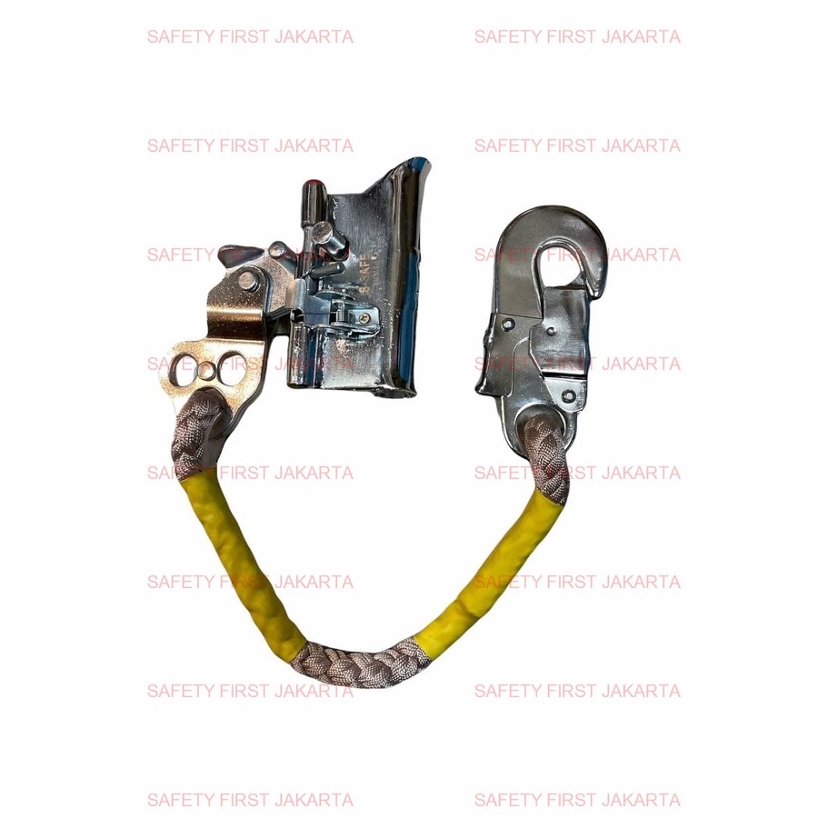 Jual KODE K95H Rope Grab Vertical Fall Arrester Kobra Auto Stop SSAFE ...