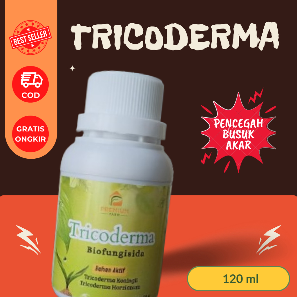 Jual TRICODERMA 120 ml Pupuk Hayati Biofungisida Pencegah Busuk Akar ...