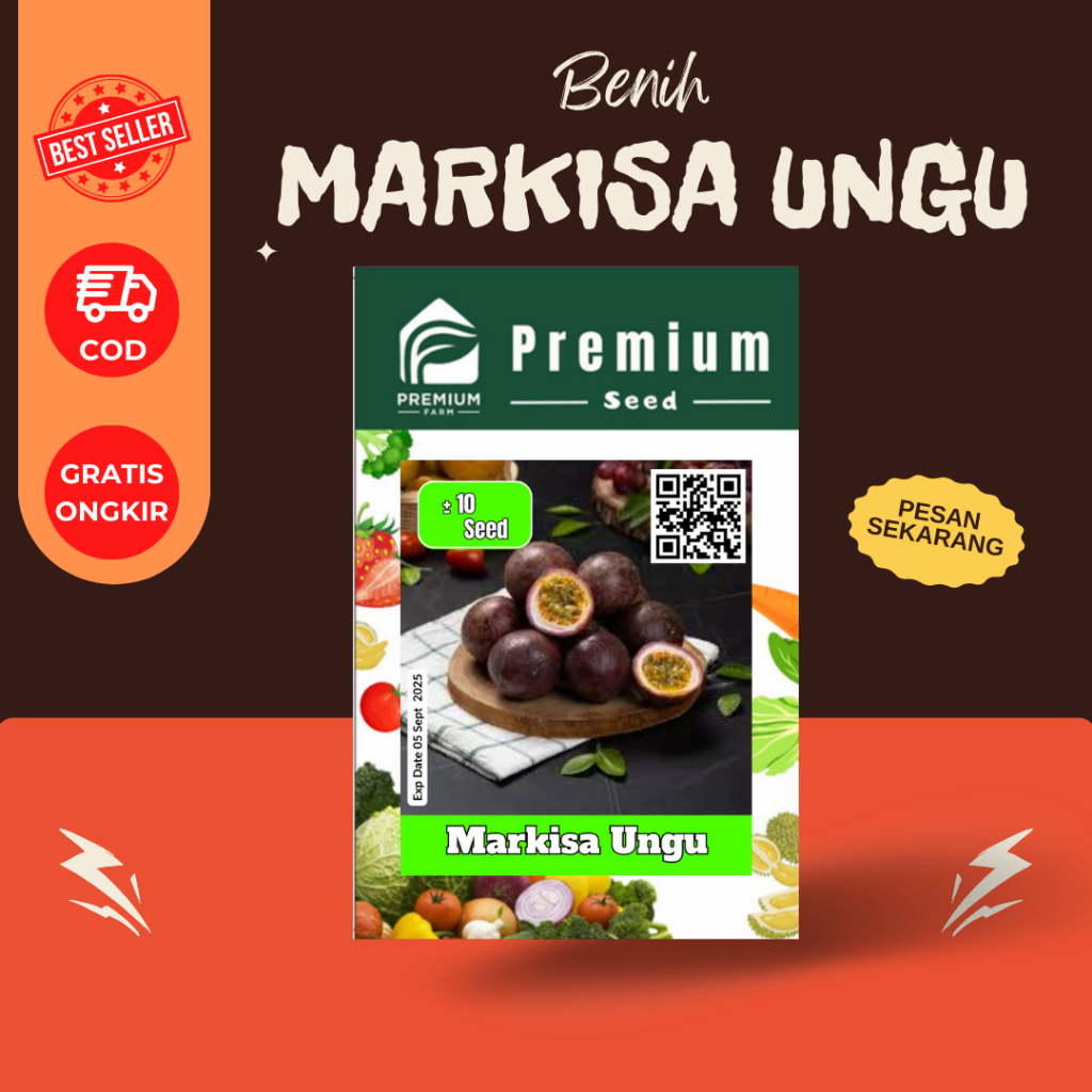 Jual Benih Biji Bibit Markisa Ungu Buah Besar dan Lebat | Shopee Indonesia