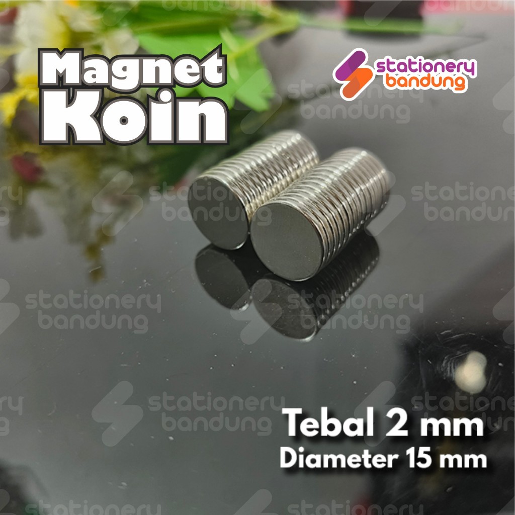 Jual Magnet Magnit Besi Berani Neodymium Ukuran 15 mm Besar Kecil ...
