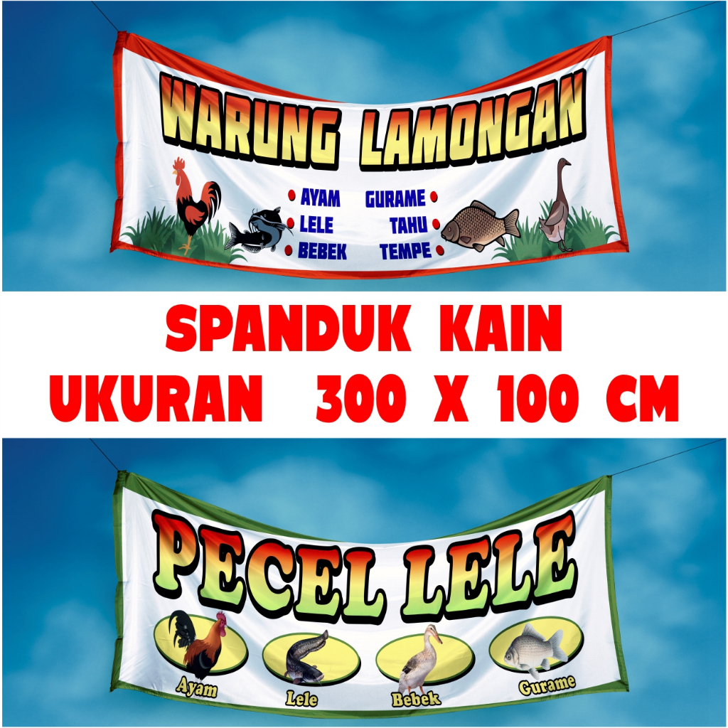 Jual SPANDUK KAIN PECEL LELE LAMONGAN | Shopee Indonesia