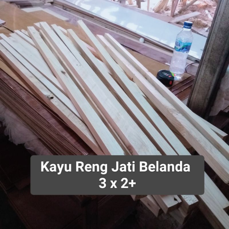 Jual KAYU RENG UKURAN 3,2x2,3cm pinus jati Belanda ex palet p110 ...